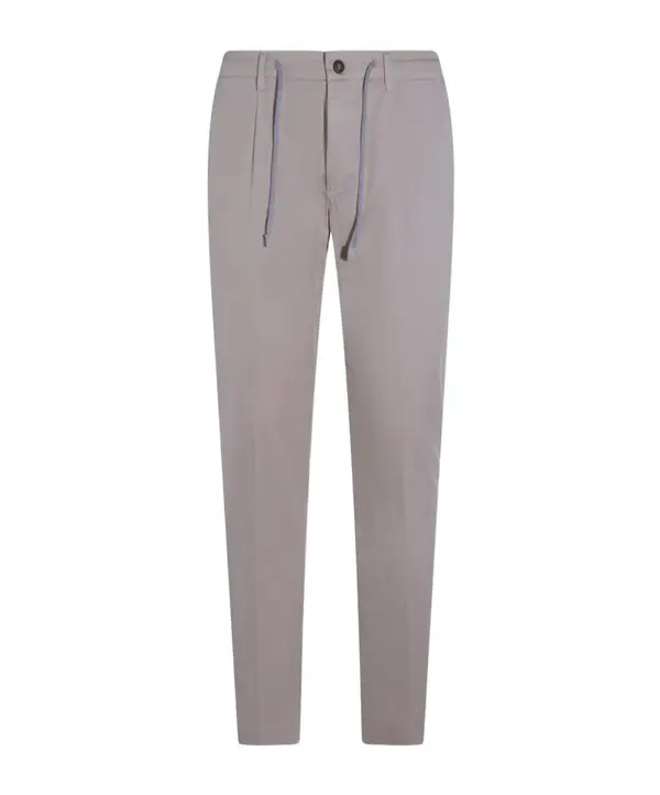 Eleventy Drawstring Tapered Pants - Gray