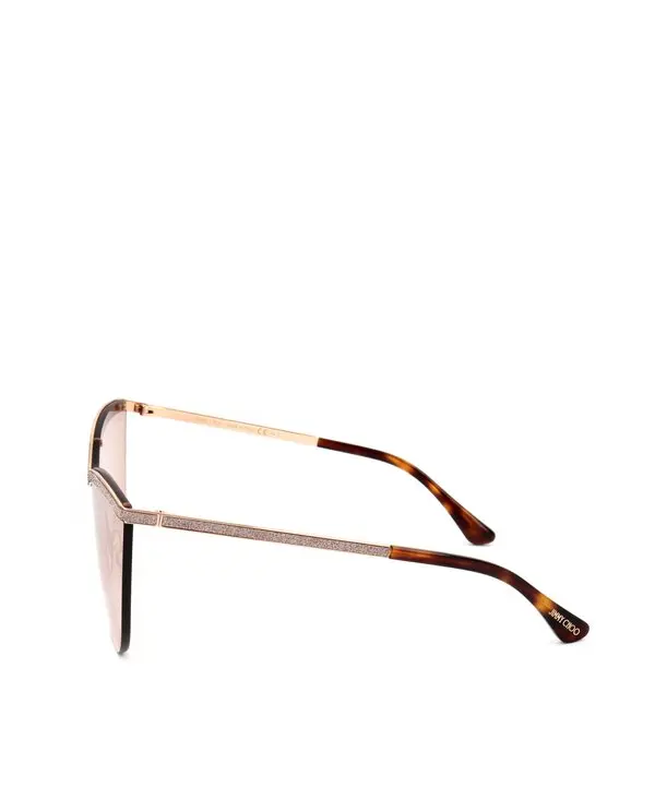 JIMMY CHOO Glittered Cat Eye Frame Sunglasses