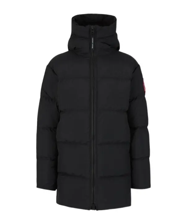 Canada Goose Zip-up Padded Down Jacket - Black