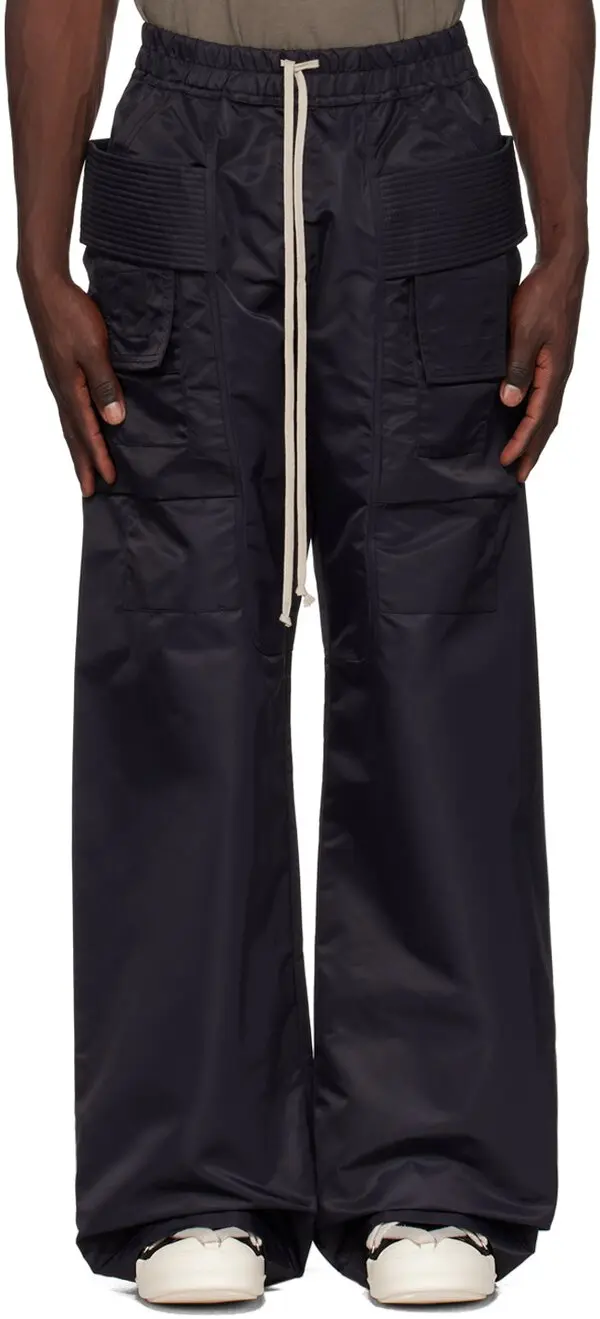 Rick Owens Elasticated Waistband Straight-leg Trousers - Black