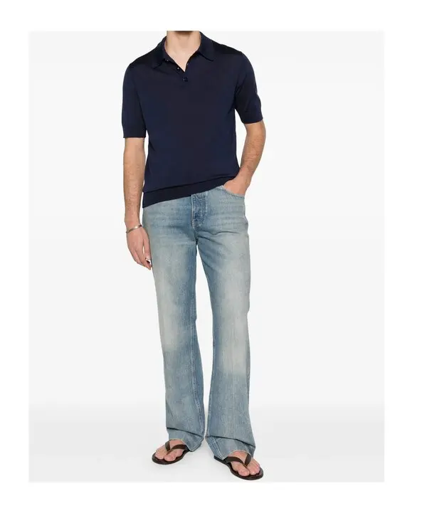 Dolce & Gabbana Dolce Gabbana Dg Logo Embroidered Polo Shirt - Black