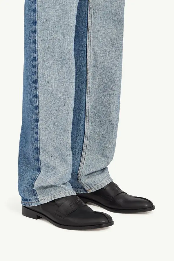MAISON MARGIELA Classic Stitch Leather Loafers - Black