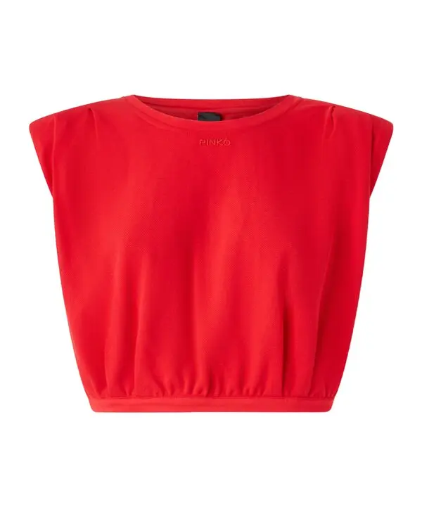 Pinko Logo Embroidered Tank Top