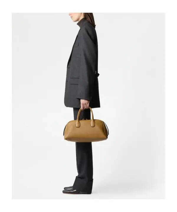 TOD'S Di Logo Debossed Tote Bag - Brown