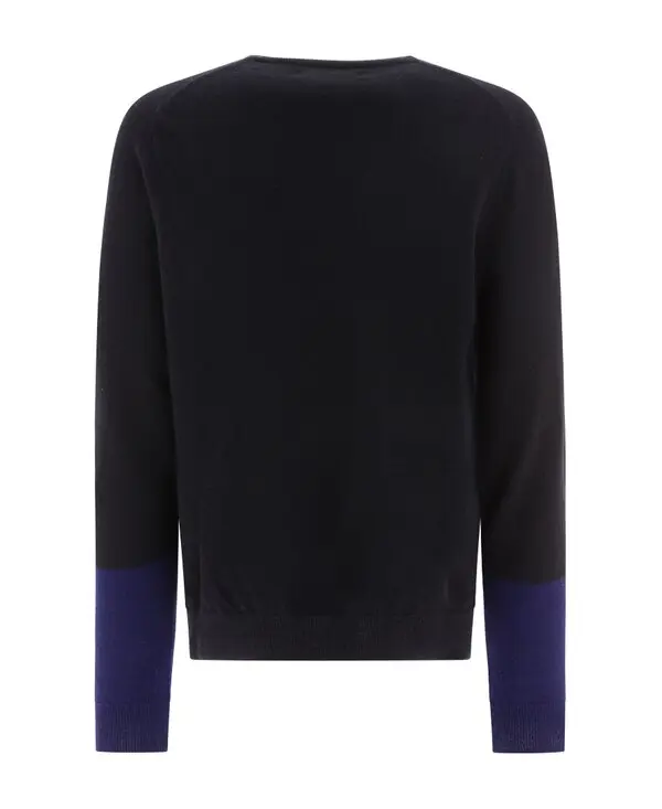 Comme Des Garçons Long Sleeve V-neck Pullover
