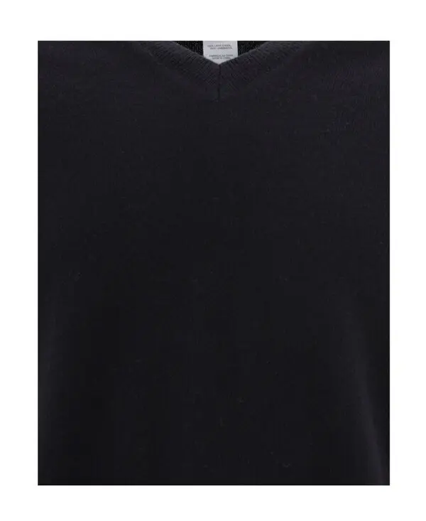 Comme Des Garçons Long Sleeve V-neck Pullover