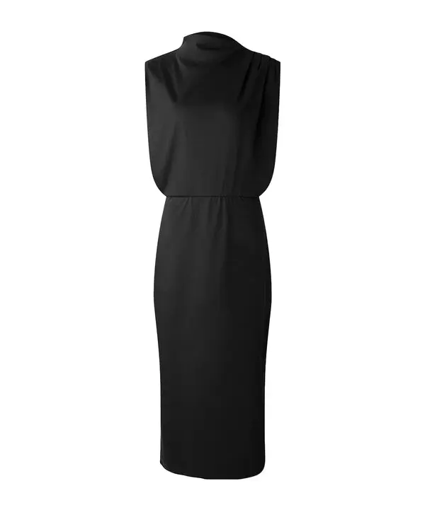 Soeur Gemma Sleeveless Midi Dress - Black