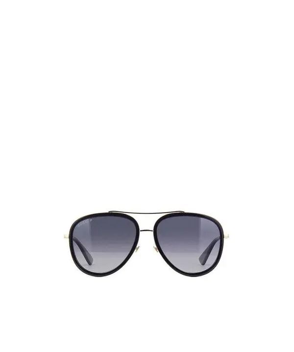 Gucci Aviator Frame Sunglasses - Gray