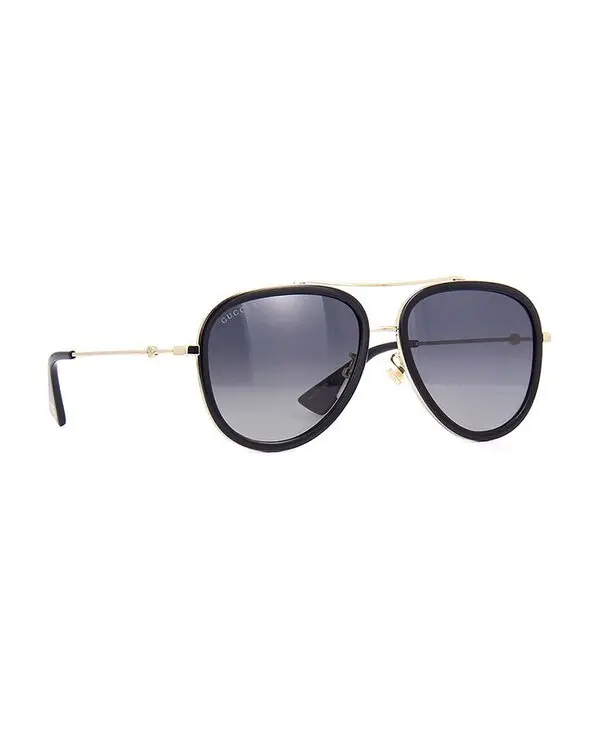 Gucci Aviator Frame Sunglasses - Gray