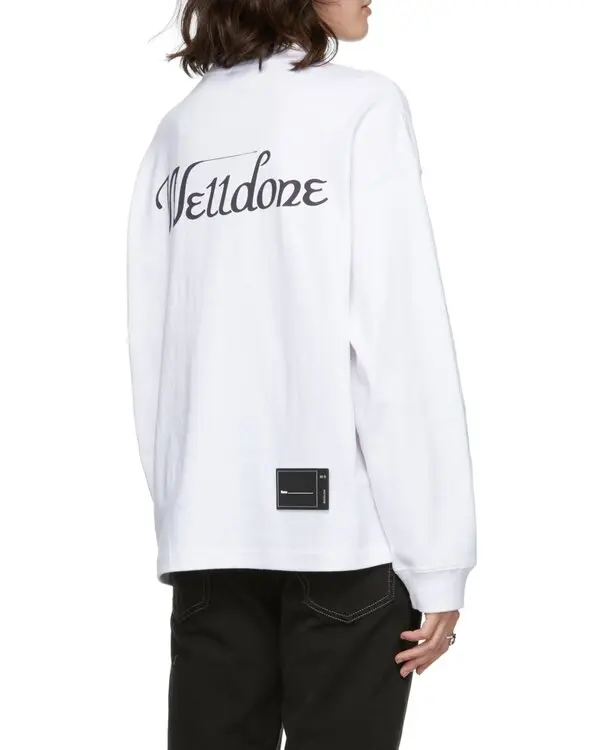 We11Done Graphic-print Long-sleeve T-shirt