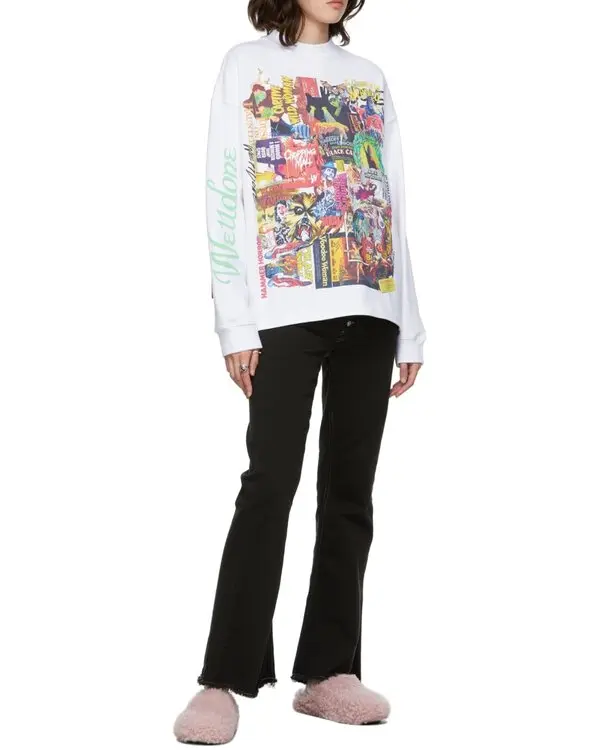 We11Done Graphic-print Long-sleeve T-shirt