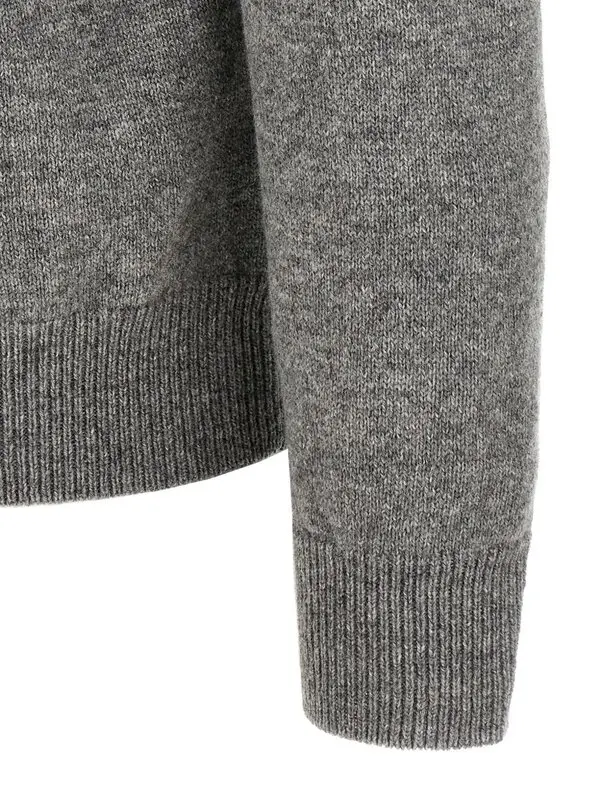 ZANONE Crewneck Knitted Jumper With Cuffed Sleeves - Grey
