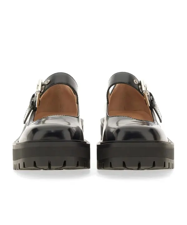 GIANVITO ROSSI Square-toe Mary Jane Platform Shoes