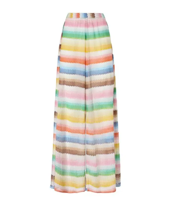 Missoni Dégradé Zigzag Pattern Beach Cover-up Pants - Multicoloured