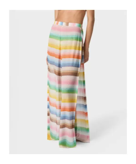 Missoni Dégradé Zigzag Pattern Beach Cover-up Pants - Multicoloured