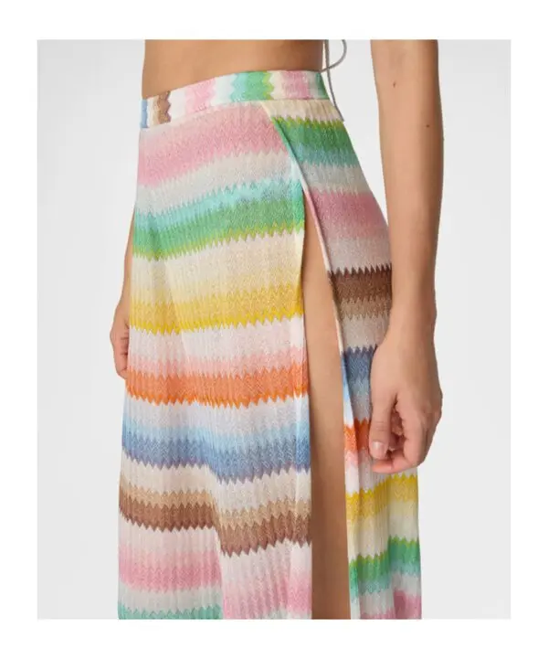 Missoni Dégradé Zigzag Pattern Beach Cover-up Pants - Multicoloured