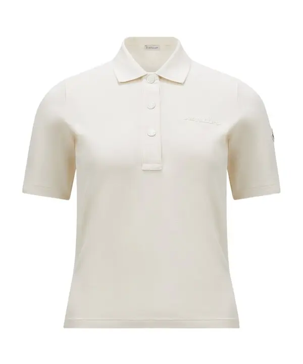 Moncler Beaded Logo Polo Shirt