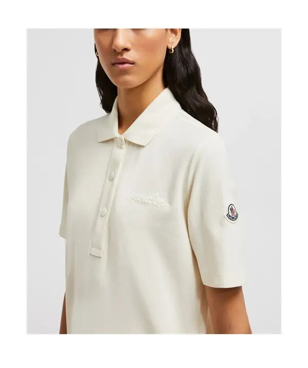 Moncler Beaded Logo Polo Shirt