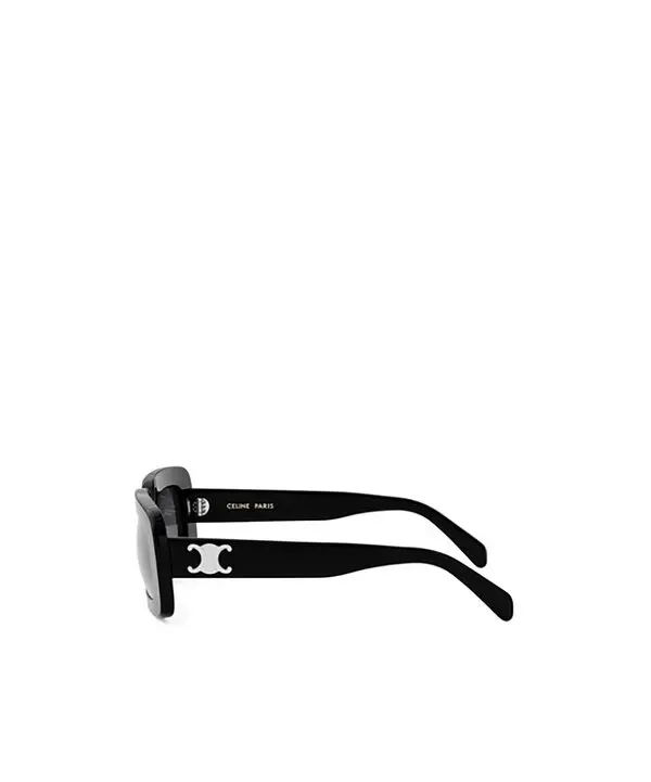 Celine Full Frame Rectangle Sunglasses - Black