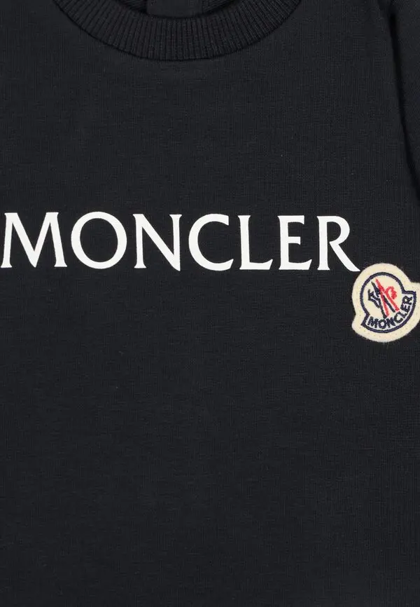 Moncler Logo Print Baby Grow