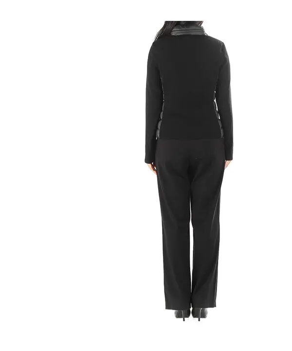 Moncler Logo Patch Zip-up Panelled Cardigan