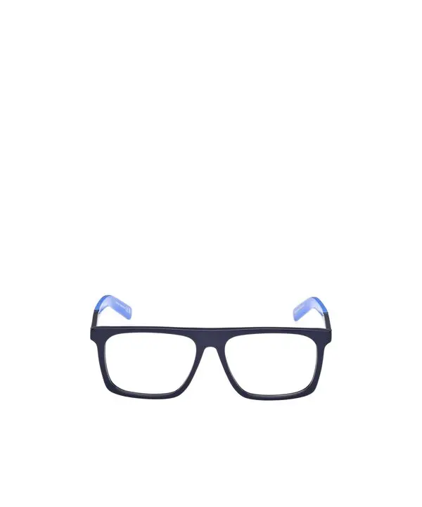 Moncler Logo Rectangle Frame Eyeglasses - Black