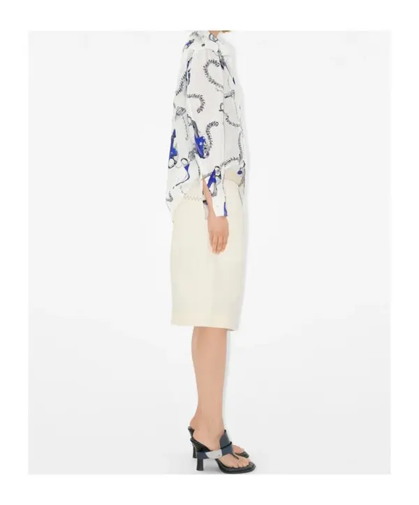 Burberry Graphic Printed Buttoned Shirt - Multicolour