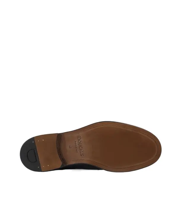 DOUCAL'S Plain Lace-up Derby Shoes - Black