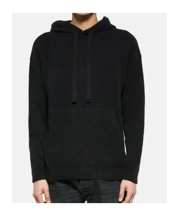 LANEUS Hooded Knitted Sweater