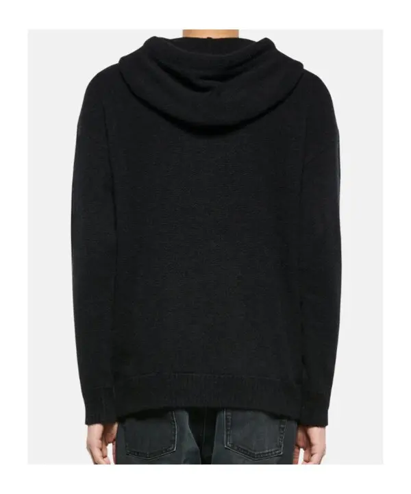 LANEUS Hooded Knitted Sweater