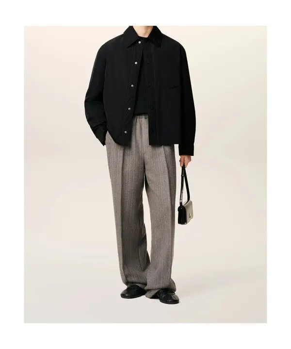 AMI Paris Padded Snap-front Jacket