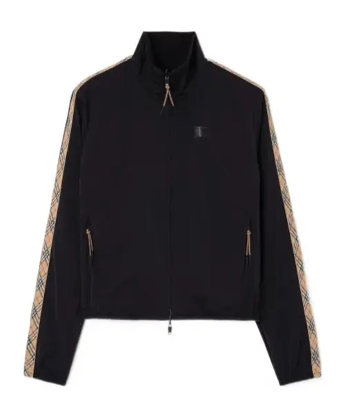 Burberry Reversible Stretch Jacket With Equestrian Knight Design