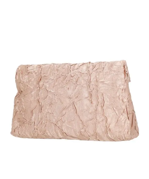 Dries Van Noten Chain Linked Ruched Shoulder Bag - Pink