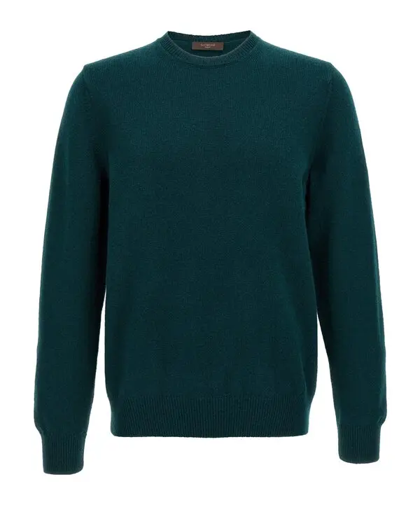ZANONE Crewneck Knitted Jumper - Black