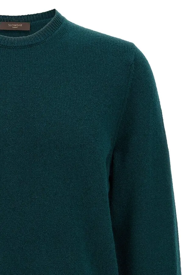 ZANONE Crewneck Knitted Jumper - Black