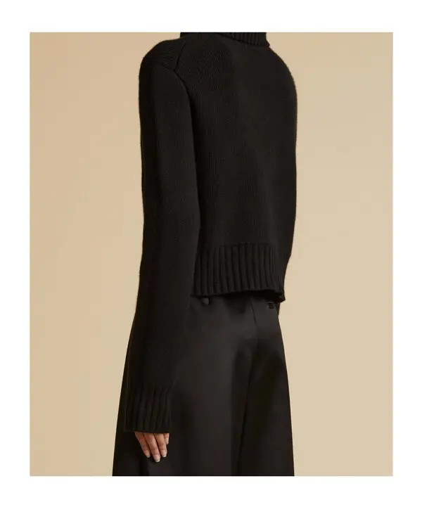 Khaite Jovie Turtleneck Cropped Jumper