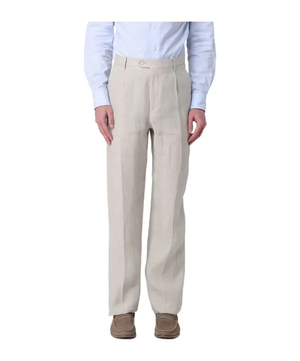 Etro Tapered Pleated Pants - Gray