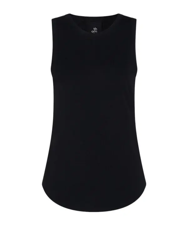 THOM KROM Sleeveless Longline Top - Black