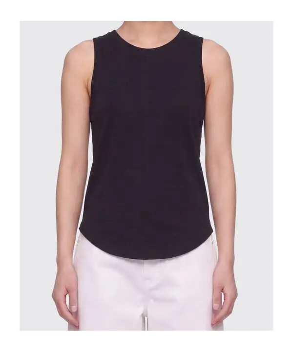 THOM KROM Sleeveless Longline Top - Black