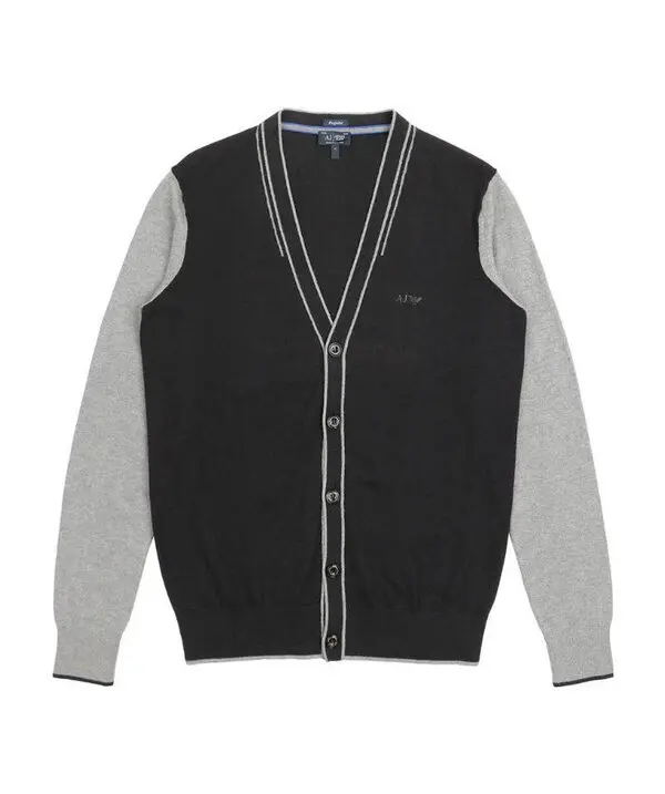 Emporio Armani V-neck Cardigan - Black