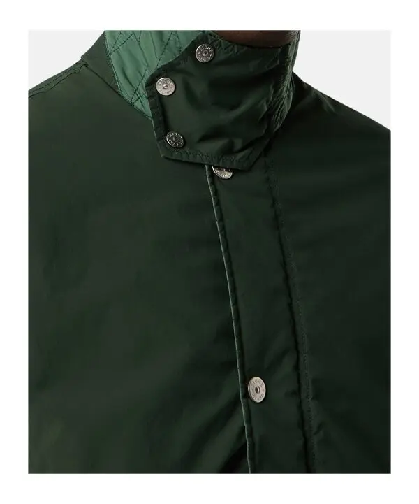 Stone Island Logo Patch Stand Collar Jacket