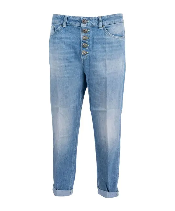 DONDUP Button-fly Relaxed Fit Jeans - Blue