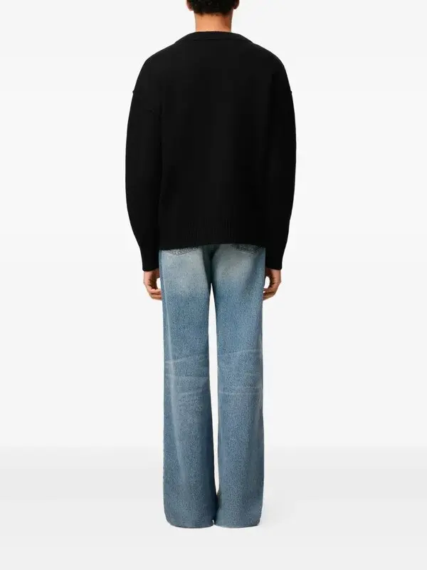 AMI Paris De Coeur V-neck Cardigan