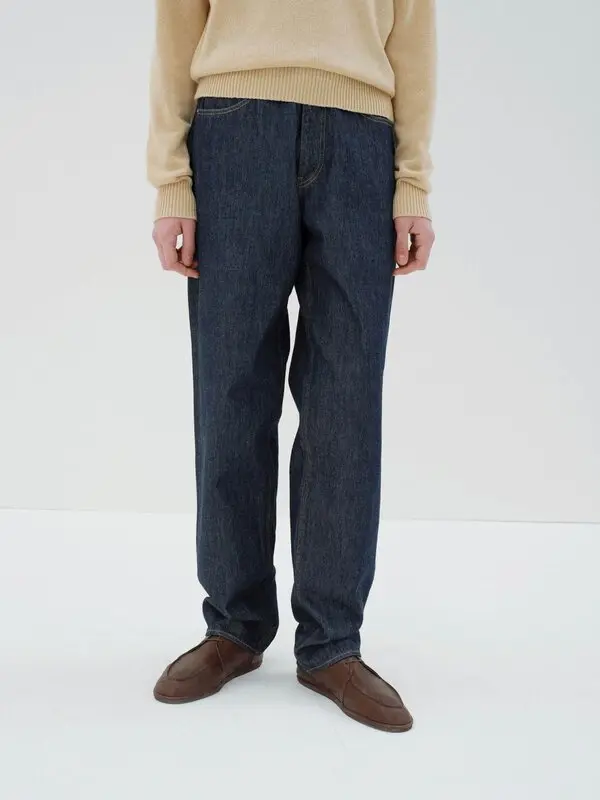 Auralee Hard Twist Wide-leg Jeans