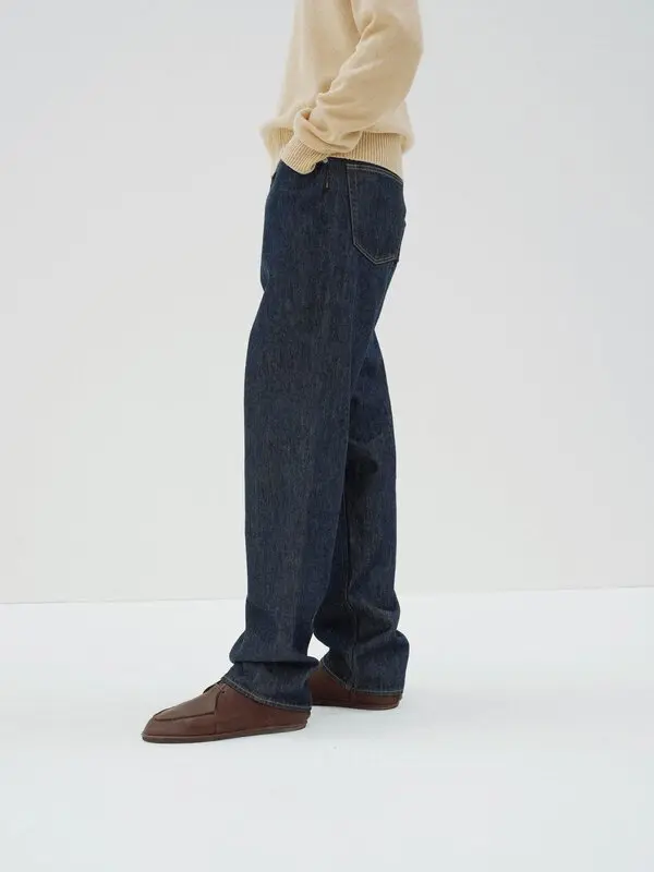 Auralee Hard Twist Wide-leg Jeans