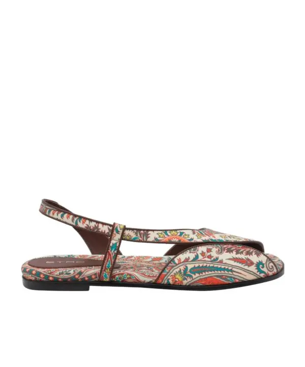 Etro Paisley Printed Sandals - Multicolor