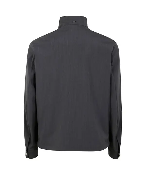 Herno Lightweight Zip-up Bomber Jacket - Black