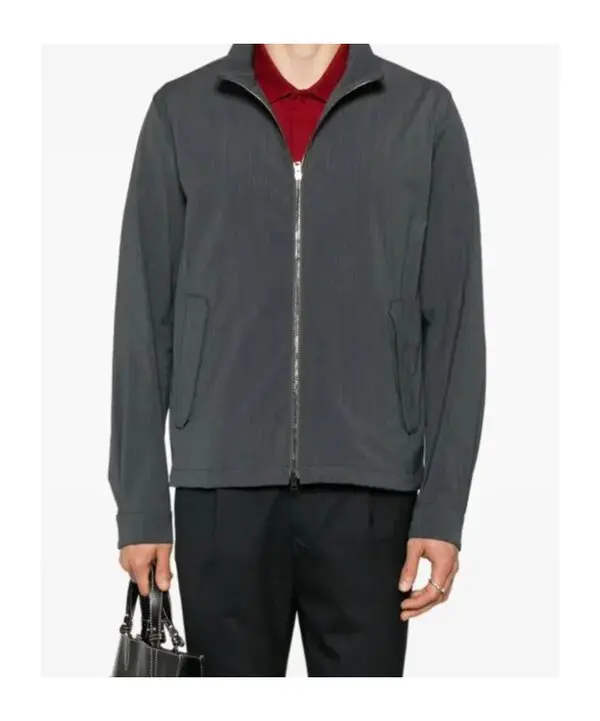 Herno Lightweight Zip-up Bomber Jacket - Black