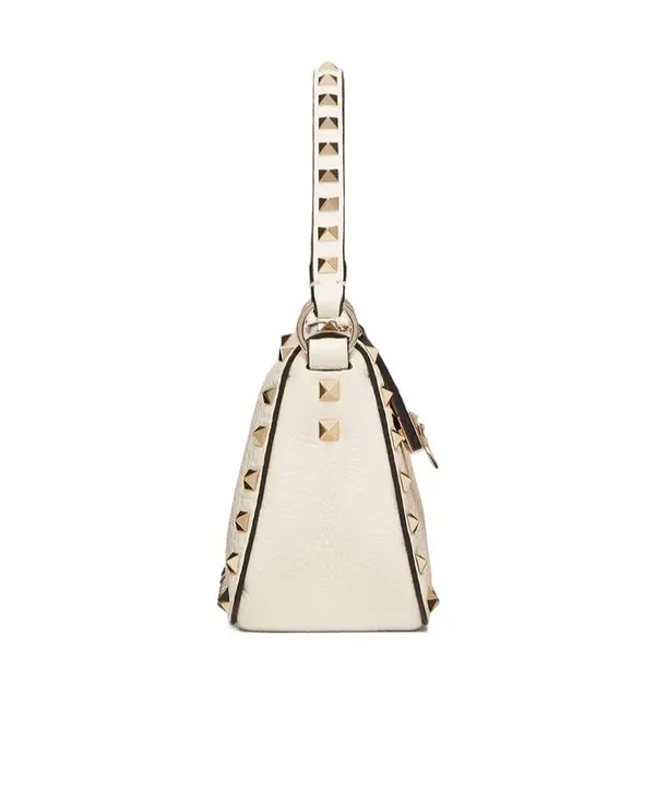Valentino Garavani Rockstud Small Crossbody Bag - Light Ivory
