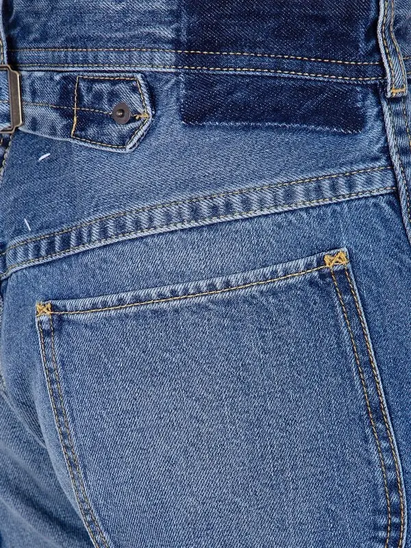 MAISON MARGIELA Buckled Cotton Jeans